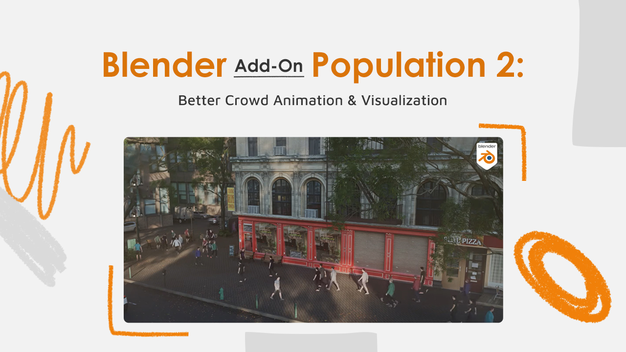 Blender Add-On Population 2: Better Crowd Animation & Visualization ...